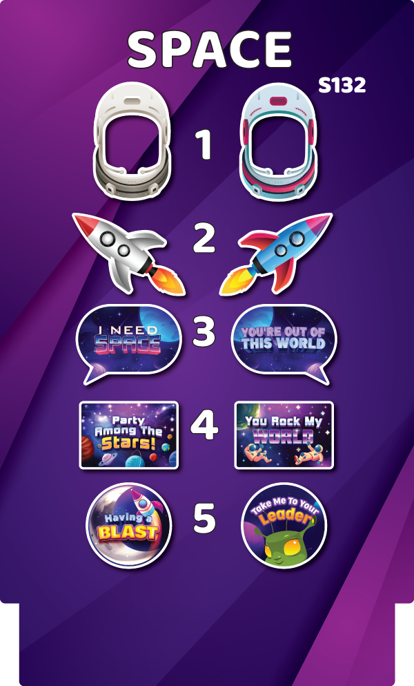 BUNDLE: Space – Props To You - Photo Booth Props